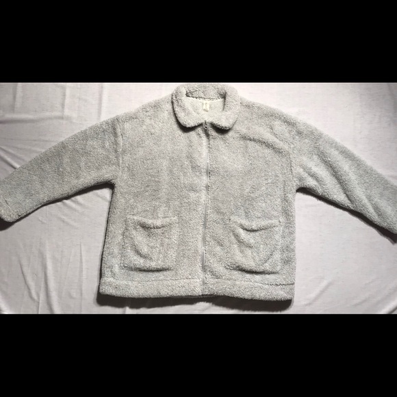 Jackets & Coats | Light Grey Teddy Bear Jacket | Poshmark